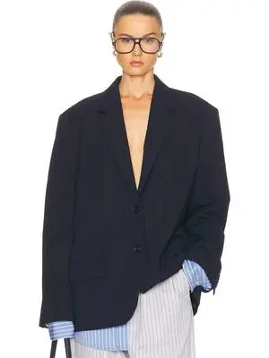 Acne Studios Julaga Suit Blazer - Navy