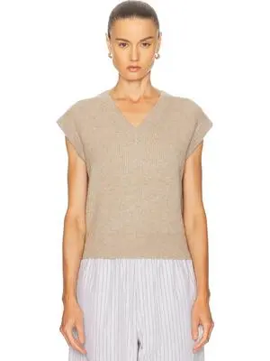 Guest In Residence Rib Vest - Taupe
