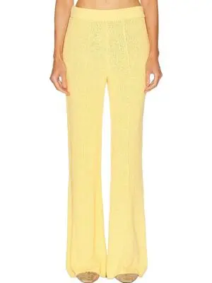 Guest In Residence Boucle Flare Pant - Butter