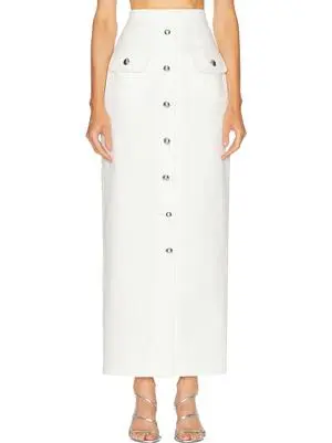 Adam Lippes Dakota Skirt - White