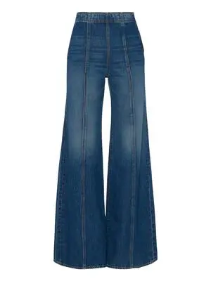 Ulla Johnson The Bianca Wide Leg Jeans - Nile