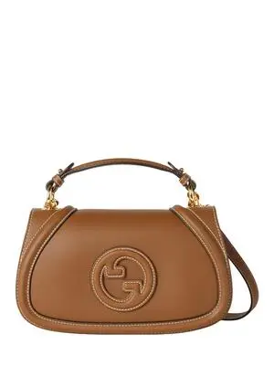 Gucci Blondie Medium Top Handle Bag - Brown