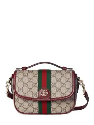 GUCCI Ophidia Small Top Handle Bag GG Canvas