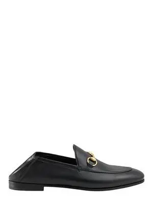 GUCCI Leather Loafer With Horsebit