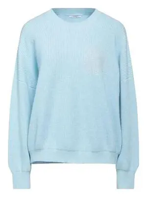 Peserico Embellished Knit Sweater - Blue