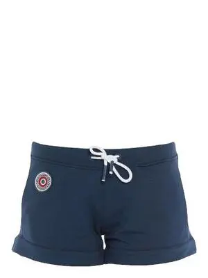 AERONAUTICA MILITARE Cotton-blend French Terry Shorts - Blue