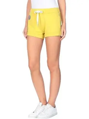 AERONAUTICA MILITARE Cotton-blend French Terry Shorts - Yellow