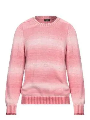 DONDUP Cotton Tie-dyed Sweater - Pink