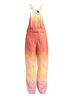 Isabel Marant Cotton And Linen Overalls - Orange