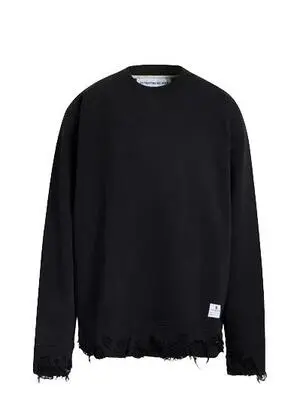 DEPARTMENT 5 Cotton Fleece Sweatshirt - Black