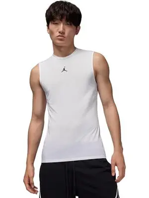 JORDAN Sport Dri-fit Sleeveless Base Layer Tank Top - White