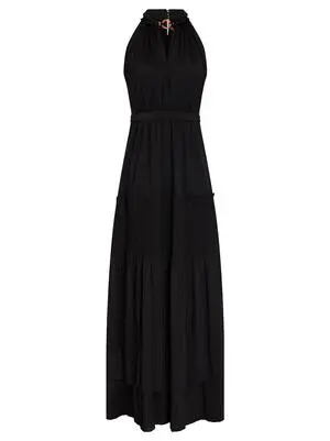 Diane Von Furstenberg Embellished Maxi Dress - Black