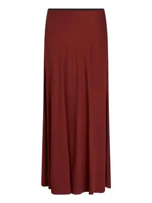 DIANE VON FURSTENBERG Malik Satin Midi Skirt