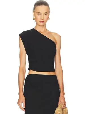 Astr The Label Asha Top - Black