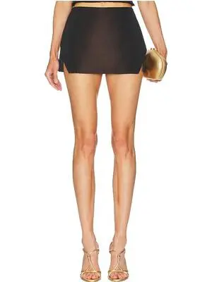 Cult Gaia Vesper Skort - Dark Java