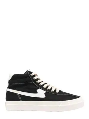 S.W.C STEPNEY WORKERS CLUB High-top Lace-up Sneakers - Black