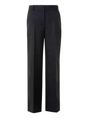 Akris Signature Jersey Wide-leg Pants - Charcoal