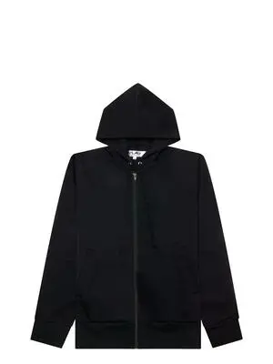Play Comme Des Garcon Zip-up Hoodie - Black