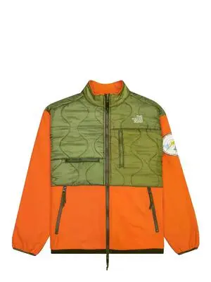 Readymade Quilted Fleece Jacket - Orange