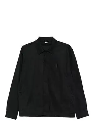 C.P. COMPANY Logo-detail Cotton Jacket - Black