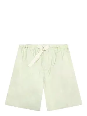 JIL SANDER Belted Deck Shorts - Green