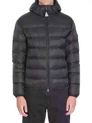 Moncler Hooded Puffer Jacket - Black