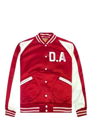 HUMAN MADE Stadium Striped Trim Jacket - Red