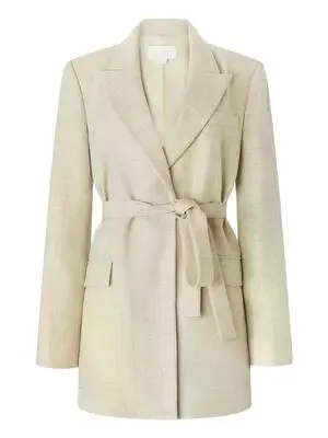 GENNY Belted Blazer - Neutrals