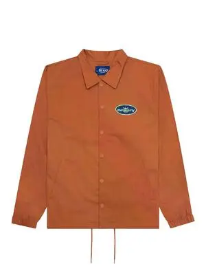 AWAKE NY Oval-Logo Twill Jacket Orange