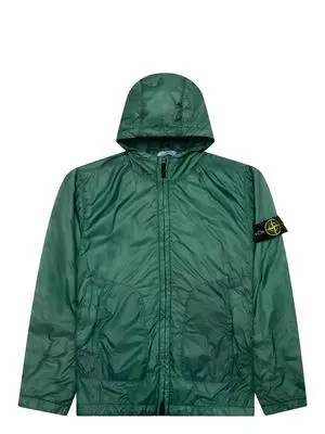 Stone Island Hooded Packable Jacket - Green