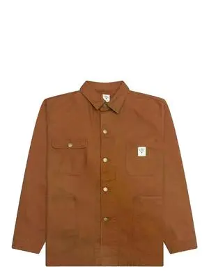 SOUTH2 WEST8 Button-detail Shirt Jacket - Brown