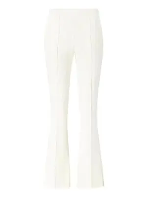GENNY Flared-hem Trousers - White