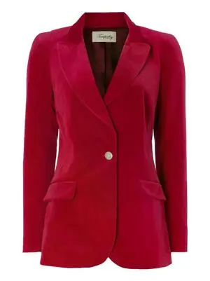 TEMPERLEY LONDON Velvet Blazer - Pink