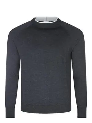Eleventy Wool Knitwear - Grey
