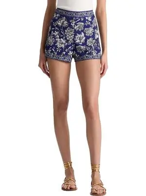 Alice + Olivia Print Mini Shorts - Floral