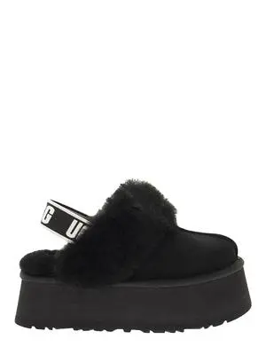 UGG Funkette Platform Sandals Black