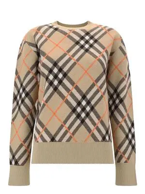 Burberry Argyle Knitwear - Sand Ip Check