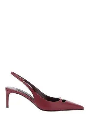 Dolce & Gabbana Heeled Slingbacks - Red