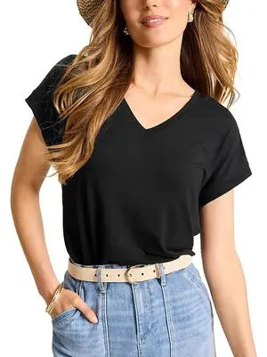 Tommy Bahama Kauai V-neck Tee - Black