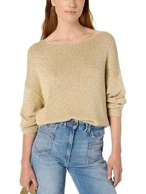GERARD DAREL Elianna Metallic Sweatshirt
