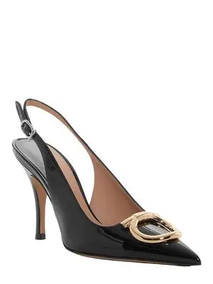 FERRAGAMO Sara Slingback Pumps - Nero
