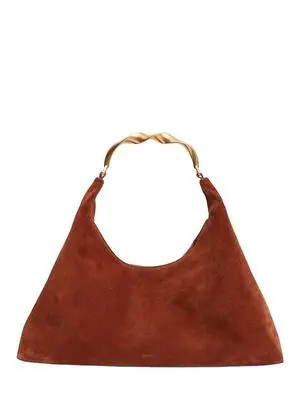 Simkhai Nixi Suede Hobo Bag - Sable