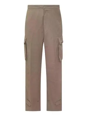 Ami Cargo Pocket Trousers - Brown