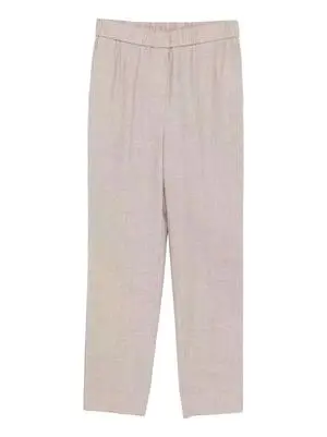 Peserico Elastic-waist Trousers - Neutrals