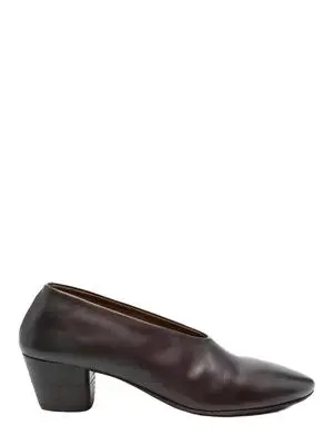 Marsèll 50mm Leather Block-heel Pumps - Brown