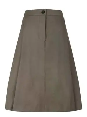 STUDIO TOMBOY Belted Pleated Midi Skirt