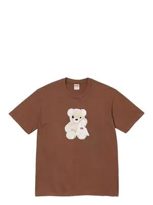 Supreme Bear-print T-shirt - Brown