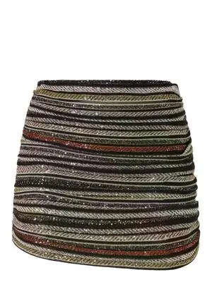 Missoni Striped Mini Skirt - Black