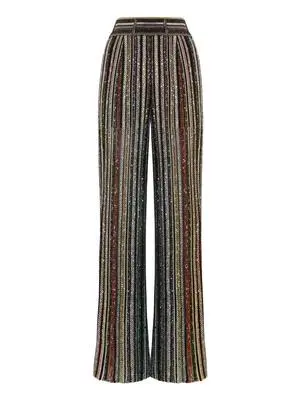 Missoni Patterned Palazzo Trousers - Black