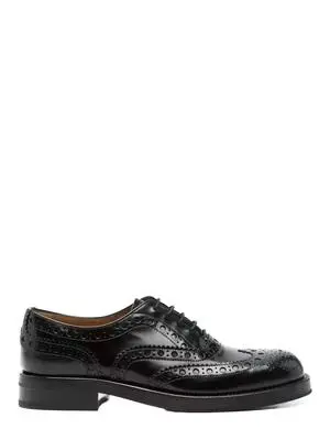 Church's Leather Brogue Oxford Shoes - Black